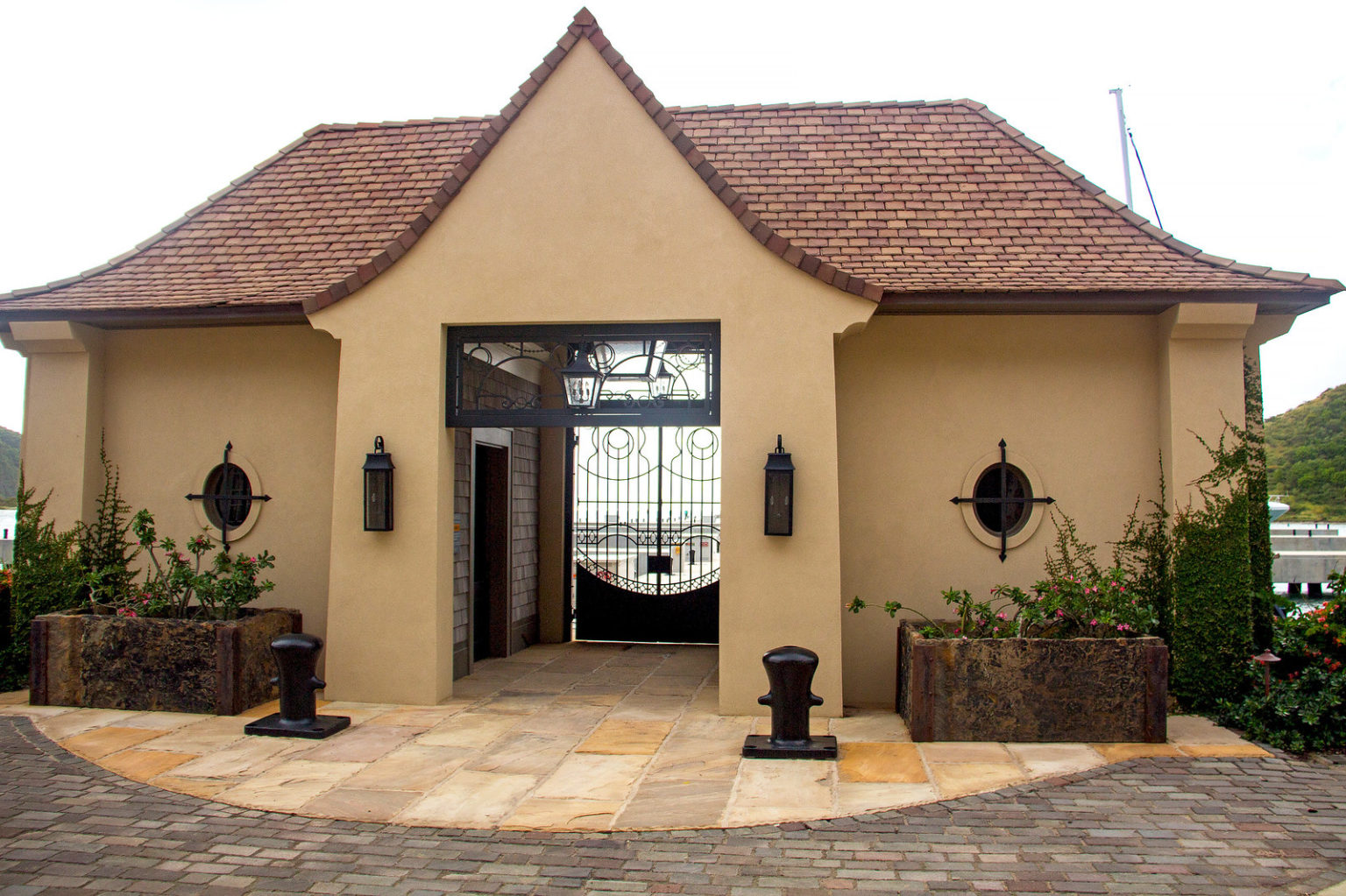 Christophe Harbour Marina Gate House | Ludowici Roof Tile